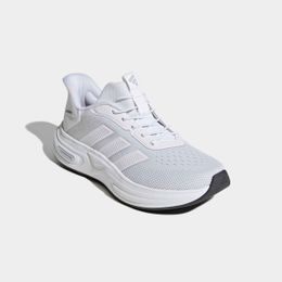 Walkingschuh adidas Sportswear "CLOUDFOAM CUXXION RAPIDFIT", Herren, Gr. 44, cloud wei&szlig;, lgh solid grau, core schwarz, Synthetik, Textil, Schuhe Walkingschuh