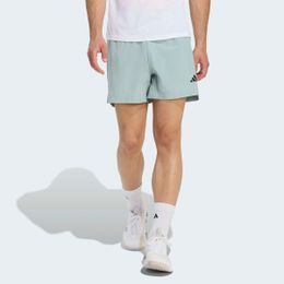 Shorts adidas Performance "D4T ESSENTIALS", Herren, Gr. L, L&auml;nge 7, wonder sage, Obermaterial: 87% Polyester, 13% Elasthan, Hosen Shorts