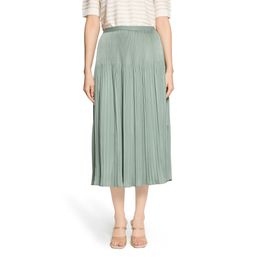 BETTY & CO Midirock BETTY & CO "Damen mit Plissee", Damen, Gr. 42, lily pad, Obermaterial: 100% Polyester, figurumspielend lang, R&ouml;cke, Plissee