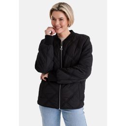 Steppjacke STOOKER WOMEN "JULIET Steppjacke", Damen, Gr. 44/46, schwarz, Stoff, 100% Polyester, regular fit, Jacken Steppjacke, Steppjacke Stehkragen Langarm f&uuml;r Damen