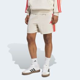 Herren Shorts "ESSENTIALS 3-STREIFEN CHELSEA"wonder alumina, pure ruby, Gr. L, adidas Sportswear, Obermaterial: 100% Polyester, Hosen, mit 3-Streifen