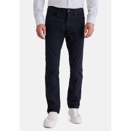 5-Pocket-Jeans Stooker Men "Frisco Twill Straight Fit Jeans", Herren, Gr. 34, L&auml;nge 34, navy, Twill, 98% Baumwolle, 2% Elasthan, straight fit lang, Jeans 5-Pocket-Jeans, Straight Fit Casual Clean Wash Twill Coloured Comfort Flex f&uuml;r Herren