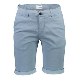 Chinoshorts LINDBERGH "Chino-Shorts Relaxed Fit", Herren, Gr. L, blau (pastel blau), Obermaterial: 98% Baumwolle, 2% Elasthan, relaxed fit, Hosen Chinoshorts