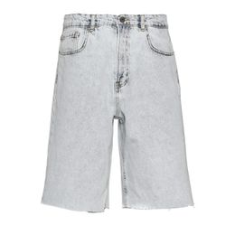Shorts DEF "DEF DEF Jorts Shorts", Damen, Gr. M, US-Gr&ouml;&szlig;en, light blau, 100% Baumwolle, unifarben, loose fit, Hosen Shorts