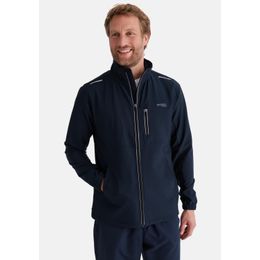 Sweatjacke Stooker Men "SIDNEY Sweatjacke Sportjacke", Herren, Gr. L, navy, Sweatware, 95% Polyester, 5% Elasthan, regular fit, ohne Ausschnitt, Sweatjacken Sweatjacke, Sportjacke Stehkragen Regular Fit f&uuml;r Herren