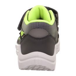 Superfit Sneaker 'KICKS' Jungen Gr&ouml;&szlig;e 36 grau / apfel / schwarz