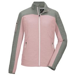 Killtec Sportstrickjacke Damen Gr&ouml;&szlig;e XXXL graumeliert / rosa