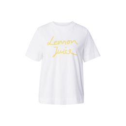 Rich & Royal Rich & Royal T-Shirt 'Lemon Juice' Damen Gr&ouml;&szlig;e S blau / honig / wei&szlig;