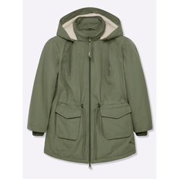 sheego Parka Damen Gr&ouml;&szlig;e 8XL grasgr&uuml;n