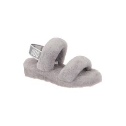 UGG Australia UGG Pantolette 'UGG Oh Yeah Hausschuhe grau Fell 1107953' Damen Gr&ouml;&szlig;e 38 grau