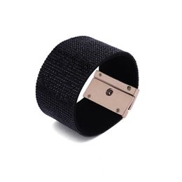 Avant-garde Paris Armband 'Diva' Damen Gr&ouml;&szlig;e 6.5 cm schwarz