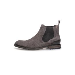 Floris van Bommel Chelsea Boots 'CREPI 15' Herren Gr&ouml;&szlig;e 46 mokka / grau