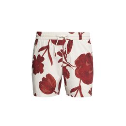 Marks & Spencer Marks & Spencer Badeshorts Herren Gr&ouml;&szlig;e S feuerrot / wollwei&szlig;