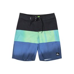 Quiksilver Boardshorts 'Everyday Panel' Jungen Gr&ouml;&szlig;e 152 marine / hellgr&uuml;n / schwarz