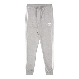 adidas originals Hose 'Trefoil' Jungen Gr&ouml;&szlig;e 146 graumeliert / wei&szlig;