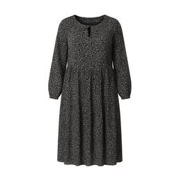 Stil Diva Kleid Damen Gr&ouml;&szlig;e 54 braun / schwarz / wei&szlig; Winterkleid