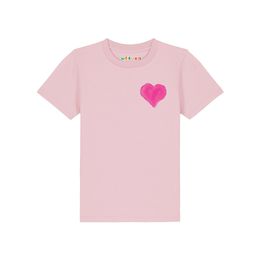 Watabout.kids T-Shirt 'Pink Heart' Jungen Gr&ouml;&szlig;e 146 pink / rosa