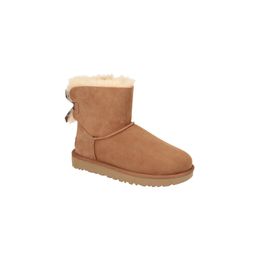 UGG Australia UGG Boots 'UGG Stiefel hellbraun Mini Bailey Bow II' Damen Gr&ouml;&szlig;e 38 braun Winterschuhe