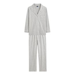 Polo Ralph Lauren Pyjama ' Polo Essentials ' Damen Gr&ouml;&szlig;e M grau Winterkleid