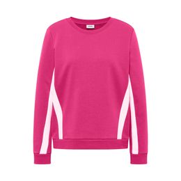 Cecil Sweatshirt Damen Gr&ouml;&szlig;e S fuchsia / wei&szlig;