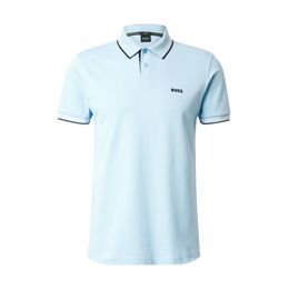 BOSS Poloshirt 'Paul' Herren Gr&ouml;&szlig;e XS navy / hellblau