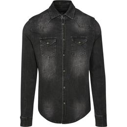Brandit Hemd 'Riley' Herren Gr&ouml;&szlig;e 4XL black denim