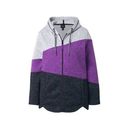 Ulla Popken Zip-Up Hoodie female Purple size 42-44