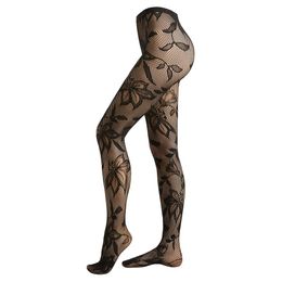 CALZEDONIA Tights female Black size XS/S