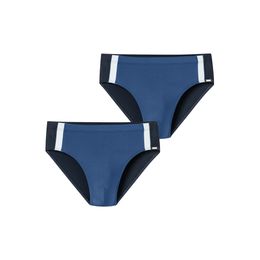 Schiesser Badehose ' Ocean Swim ' Herren Gr&ouml;&szlig;e M blau / nachtblau