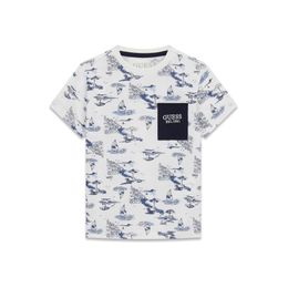 Guess T-Shirt Jungen Gr&ouml;&szlig;e 68 navy / hellblau / offwhite