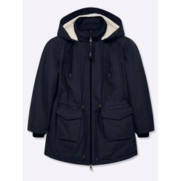 sheego Parka Damen Gr&ouml;&szlig;e 8XL navy