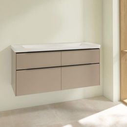 Villeroy & Boch Villeroy & Boch Subway 3.0 Schrank mit Waschtisch, 4 Ausz&uuml;ge, 4A70D3RW+C60201VM,
