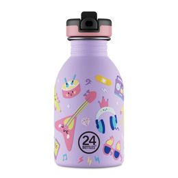 24Bottles Trinkflasche 'Kids Urban' Jungen Gr&ouml;&szlig;e one size gelb / lila / pink / schwarz