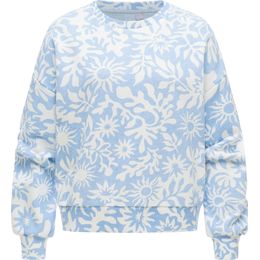Ragwear Sweatshirt 'Wuss' Damen Gr&ouml;&szlig;e XXL hellblau / wei&szlig;