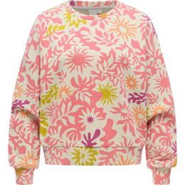 Ragwear Sweatshirt 'Wuss' Gr&ouml;&szlig;e XXL ecru / zitrone / brombeer / pitaya