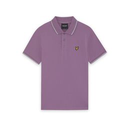 Lyle & Scott Lyle & Scott Poloshirt Herren Gr&ouml;&szlig;e M hellgrau / lila