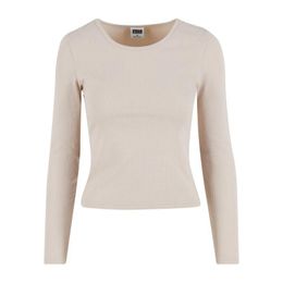 Urban Classics Ladies Heat Slim Slongsleeve Langarmshirt grau in M TB7786 cloud