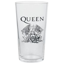 Queen Crest Bierglas klar BG067