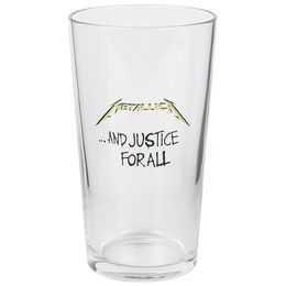 Metallica And Justice For All Bierglas klar BG087