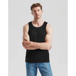 Fruit of the Loom VALUEWEIGHT ATHLETIC VEST Tank-Top schwarz in M 0610980 Black