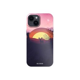 Glided Smartphoneh&uuml;lle 'Sunset Majesty Glided Handyh&uuml;lle' Damen Gr&ouml;&szlig;e iPhone 15 Plus schwarz