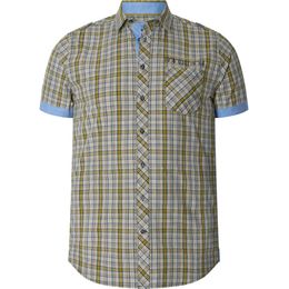 Jan Vanderstorm Hemd 'Mainer' Herren Gr&ouml;&szlig;e XL beige / dunkelbeige / blau
