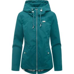 Ragwear Funktionsjacke 'Monadde' Damen Gr&ouml;&szlig;e XS dunkelgr&uuml;n