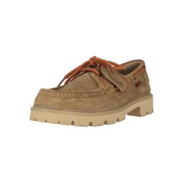 Clarks Schn&uuml;rschuhe 'Cleyhill Boat' Damen Gr&ouml;&szlig;e 41.5 hellbraun
