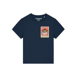 Watapparel T-Shirt 'Tarot The Ice Cream' Damen Gr&ouml;&szlig;e XS navy / hellblau / orange / rot