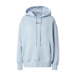 Nike Sportswear Sweatshirt 'PHNX FLC' Damen Gr&ouml;&szlig;e M hellblau / schwarz / wei&szlig;