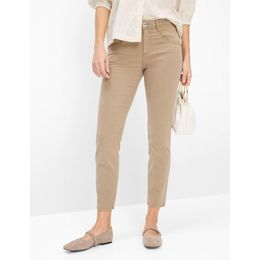 Brax Damen R&ouml;hrenjeans Style SHAKIRA S MOCHA BROWN, denim hellbraun, Gr. 38