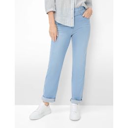 Raphaela by Brax Damen Five-Pocket-Hose Style CAREN NEW bleached Slightly Used, denim hellblau, Gr. 36