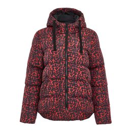 Threadbare. Threadbare Jacke 'Chrissy' Damen Gr&ouml;&szlig;e M rot / schwarz Winterjacke