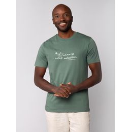 Watapparel T-Shirt 'Ich Kann So Nicht Arbeiten' Herren Gr&ouml;&szlig;e XL jade / wei&szlig;